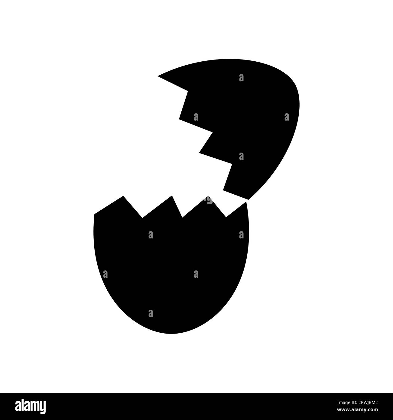 Broken egg Icon. Glyph Style Broken egg Fill Icon Vector Illustration Stock Vector Image & Art ...