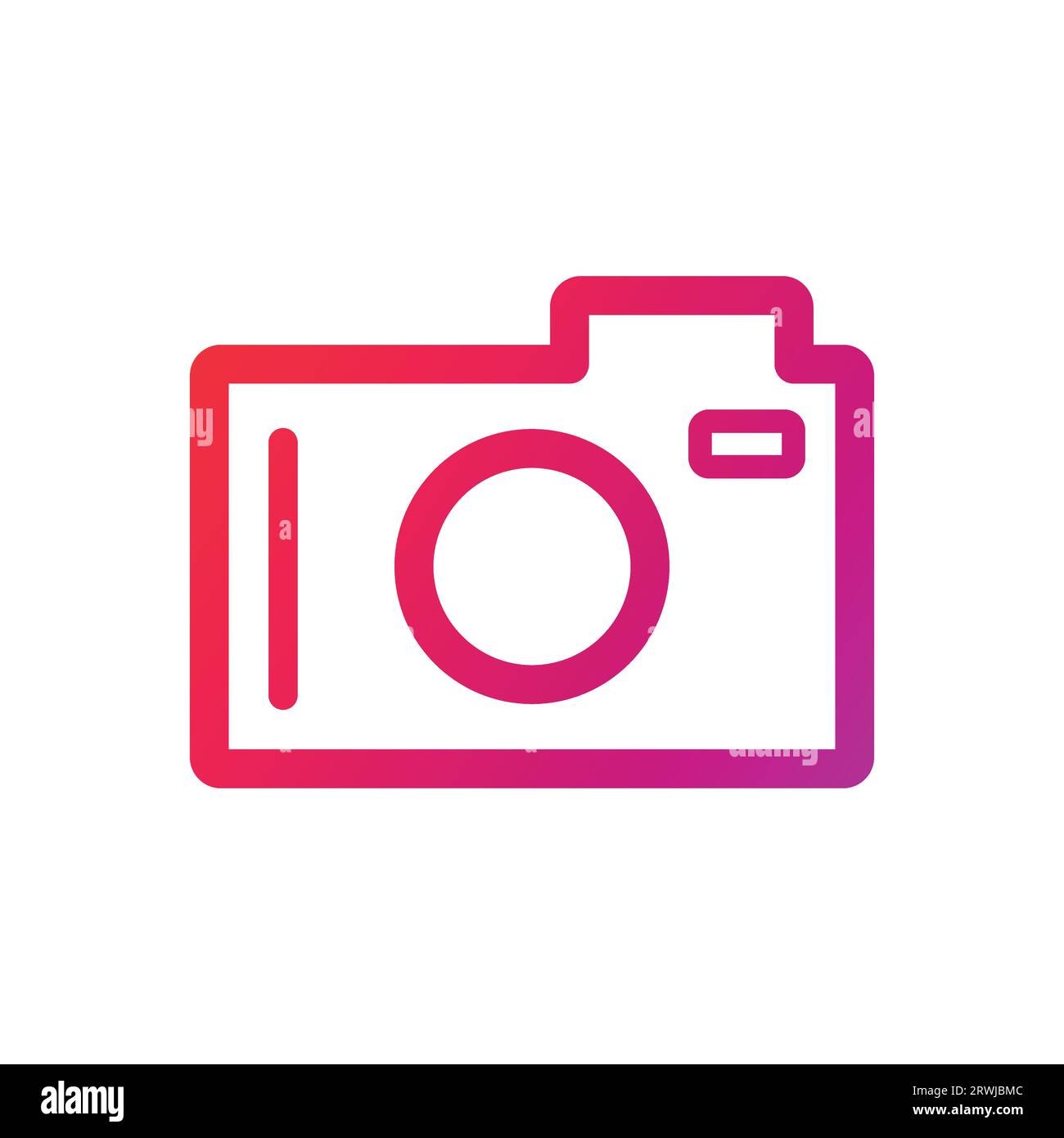 Camera Icon. Camera Gradient Icon Symbol Vector Illustration Stock ...