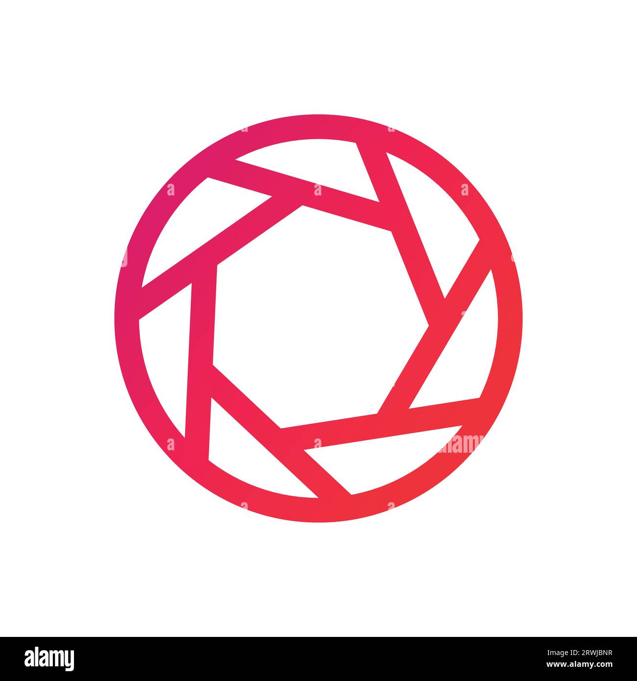 Camera lens Icon. Camera lens Gradient Icon Symbol Vector Illustration ...