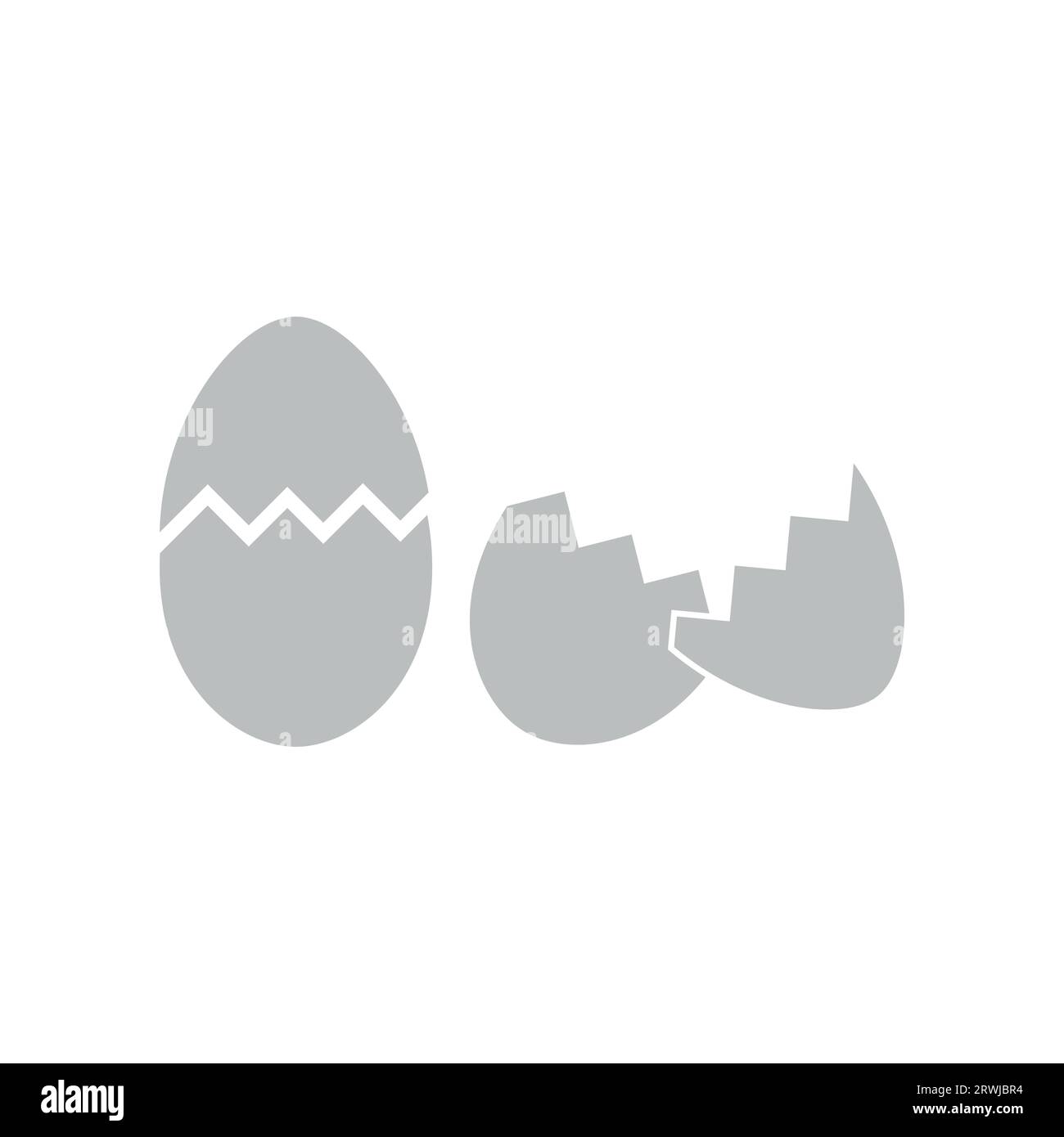 Broken egg Icon. Broken egg Flat Icon Symbol Vector Illustration Stock Vector Image & Art - Alamy
