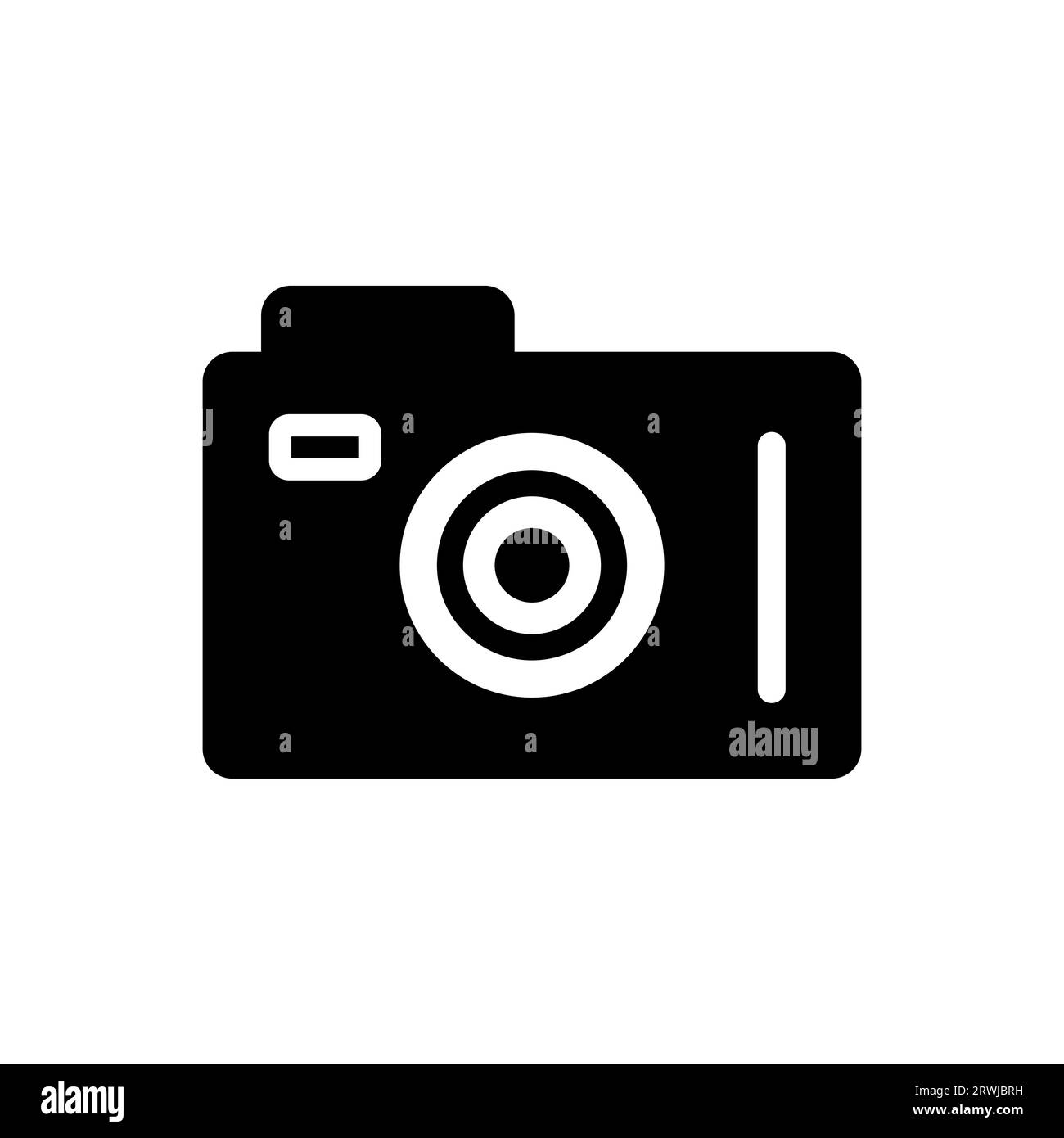 Dslr Camera Icon Glyph Style Dslr Camera Fill Icon Vector Illustration Stock Vector Image And Art