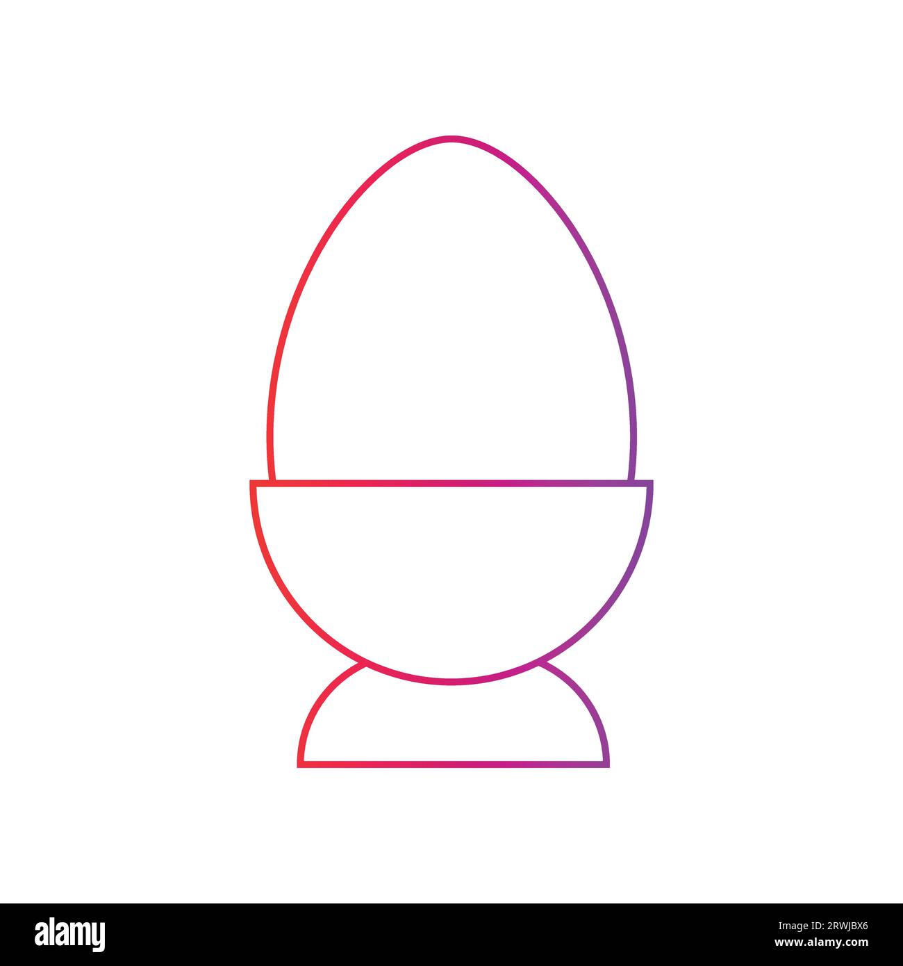 Egg cup Icon. Egg cup Gradient Icon Symbol Vector Illustration Stock ...