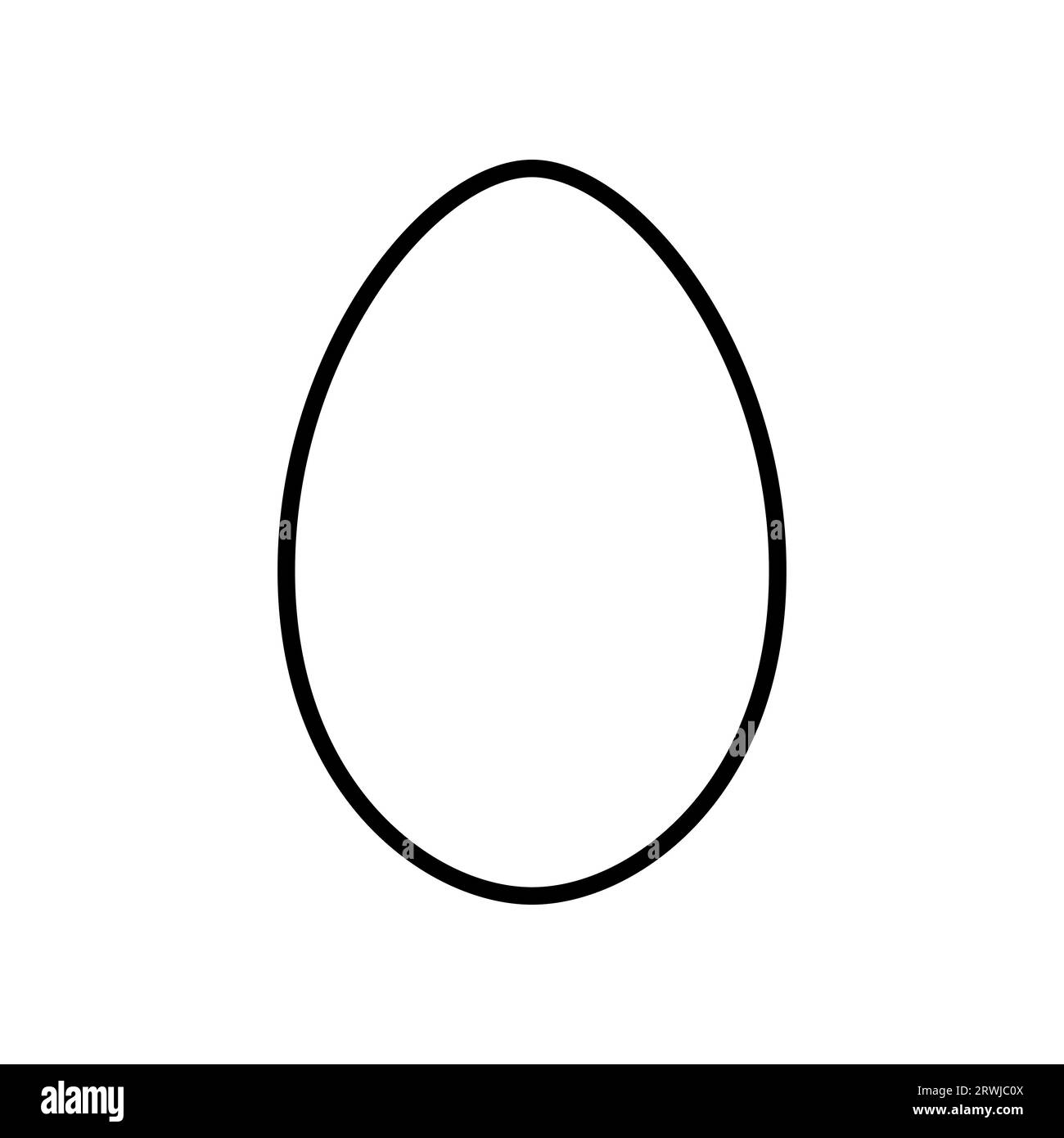 Egg Icon. Lineal Style Egg Outline Icon Vector Illustration Stock Vector Image & Art - Alamy