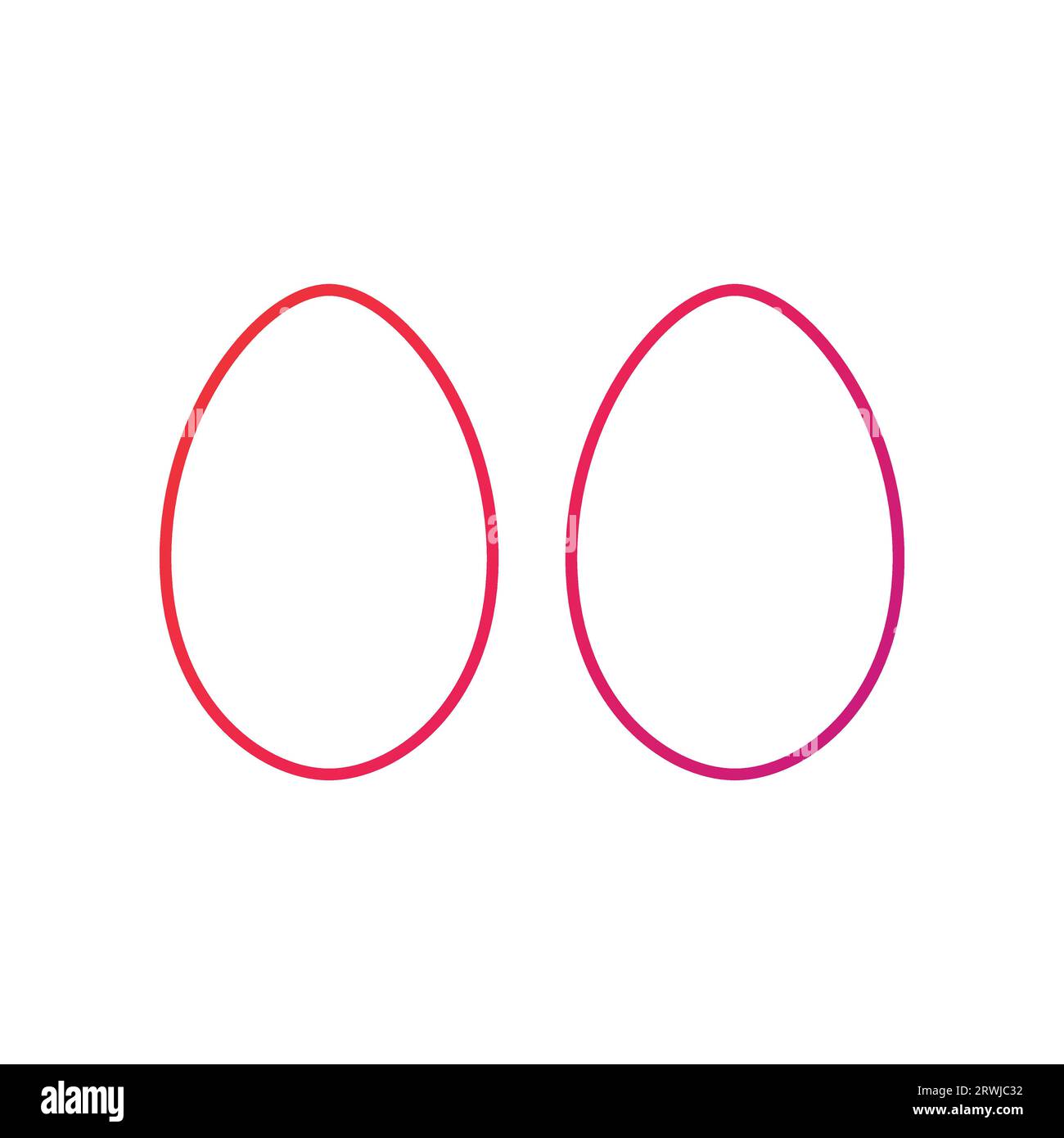 Eggs Icon. Eggs Gradient Icon Symbol Vector Illustration Stock Vector ...