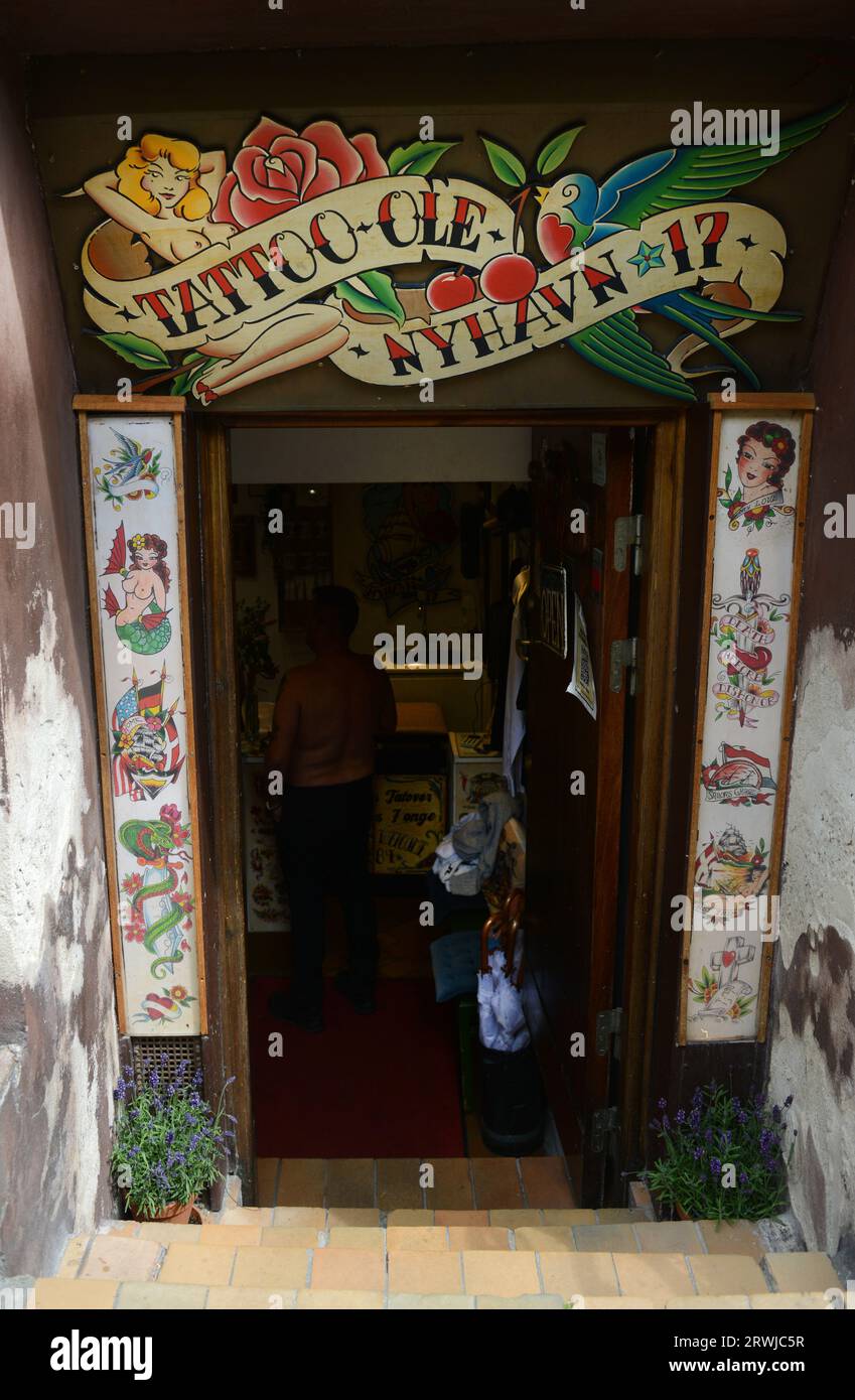 Tattoo Ole is the world's oldest still functioning tattoo shop. Nyhavn ...
