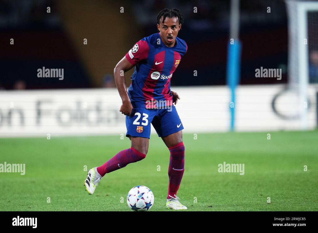 Barcelona, Spain. 19th Sep, 2023. Jules Kounde of FC Barcelona during ...