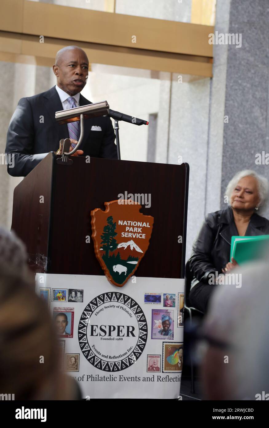 NEW YORK, NEW YORK- SEPTEMBER 19: New York City Mayor Eric Adams ...