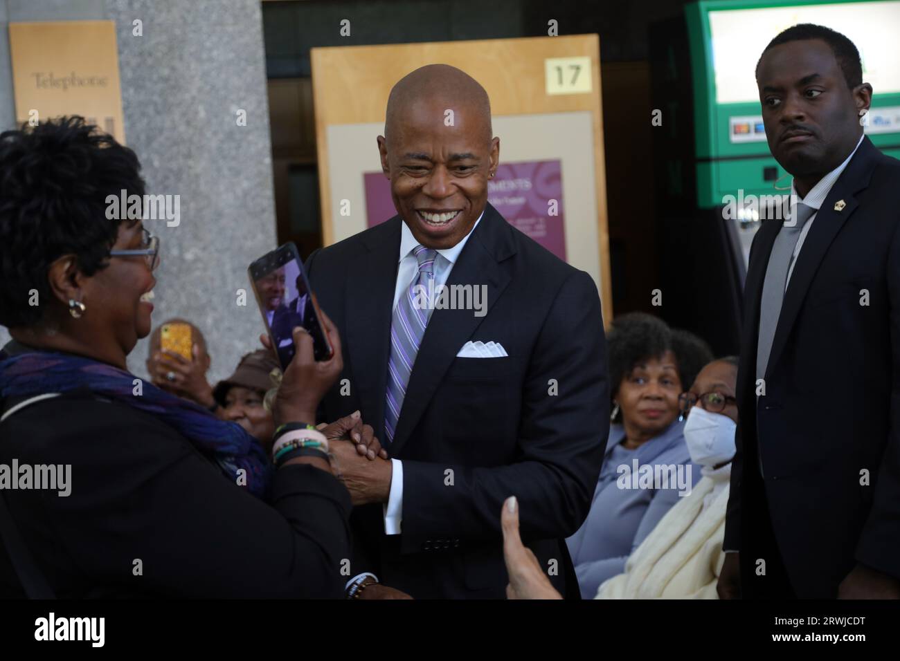 NEW YORK, NEW YORK- SEPTEMBER 19: New York City Mayor Eric Adams ...