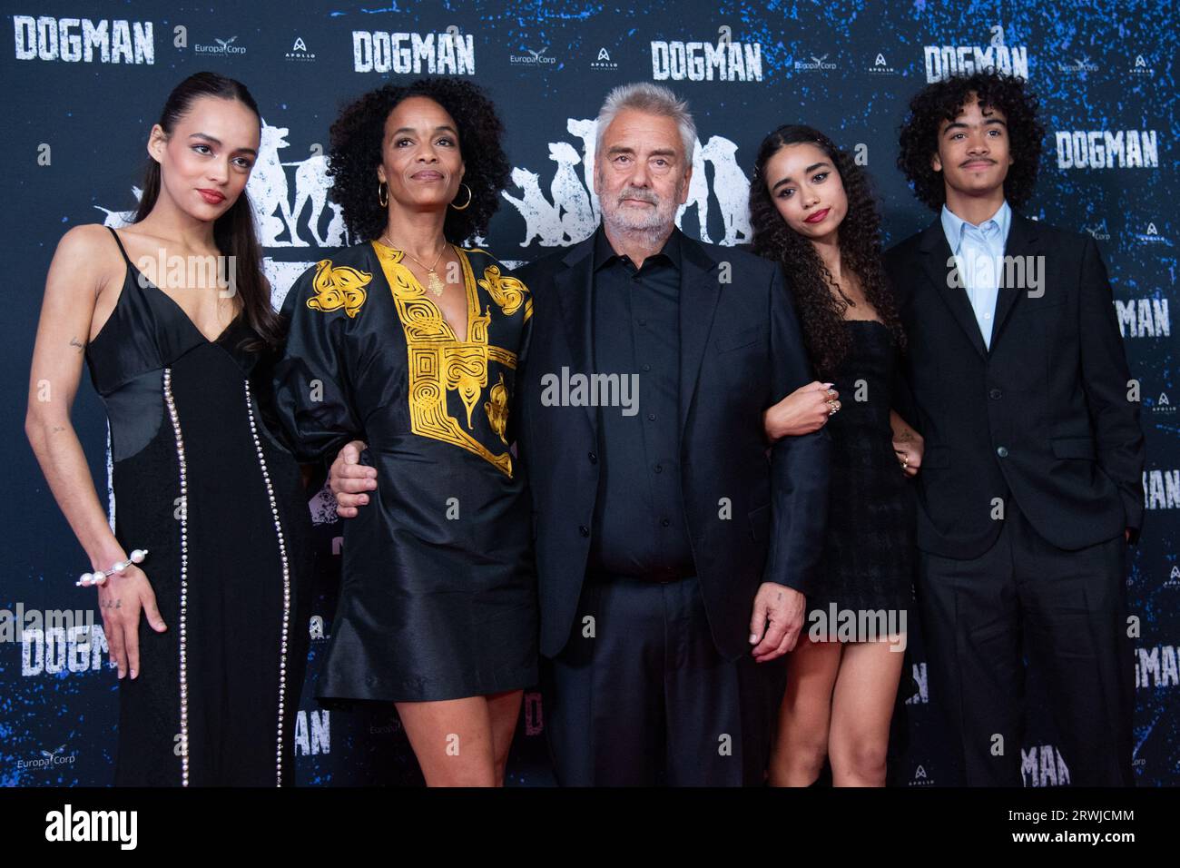 Paris, France. 19th Sep, 2023. Luc Besson with his wife Virginie Besson ...