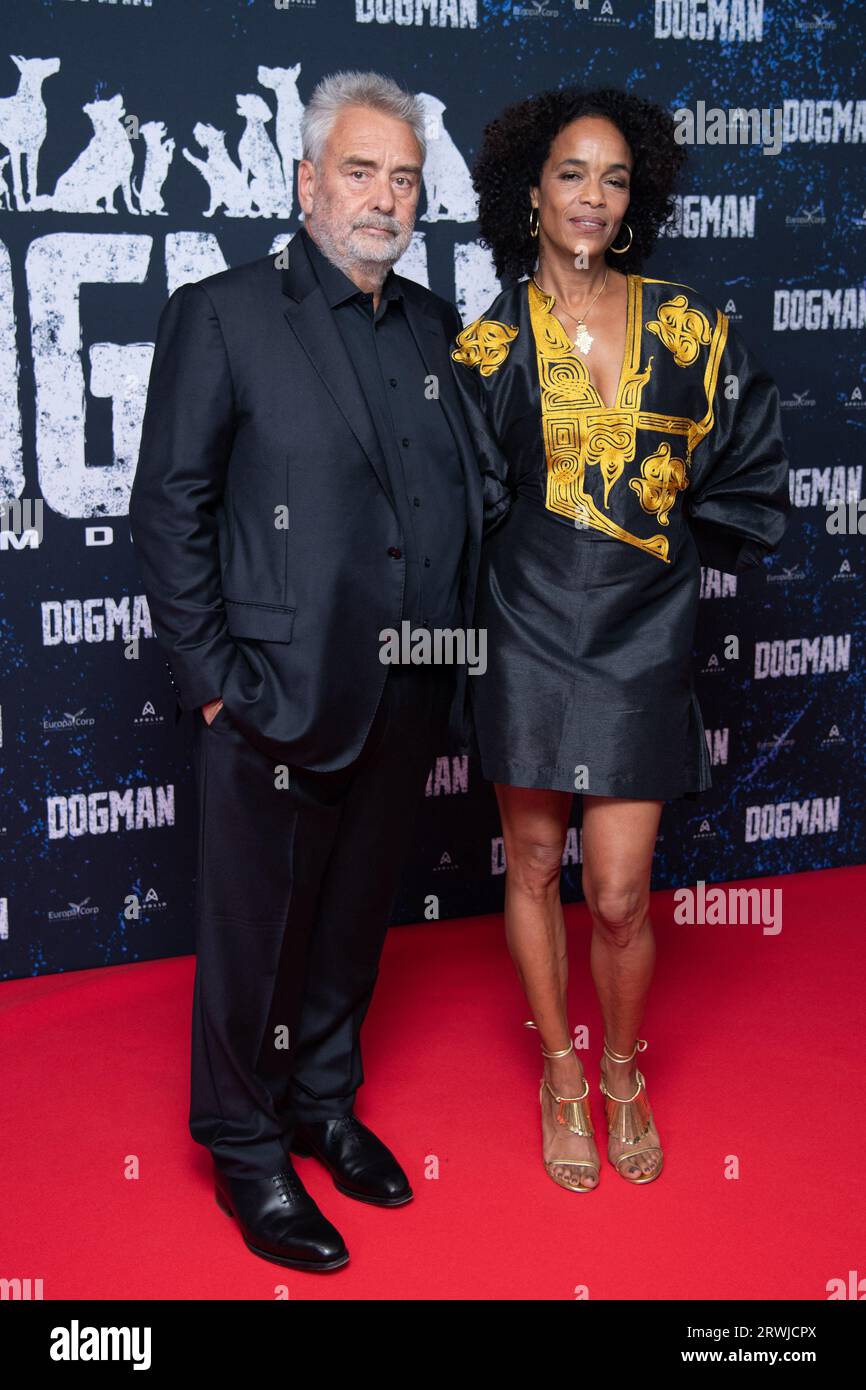 Paris, France. 19th Sep, 2023. Luc Besson and Virginie Besson-Silla ...