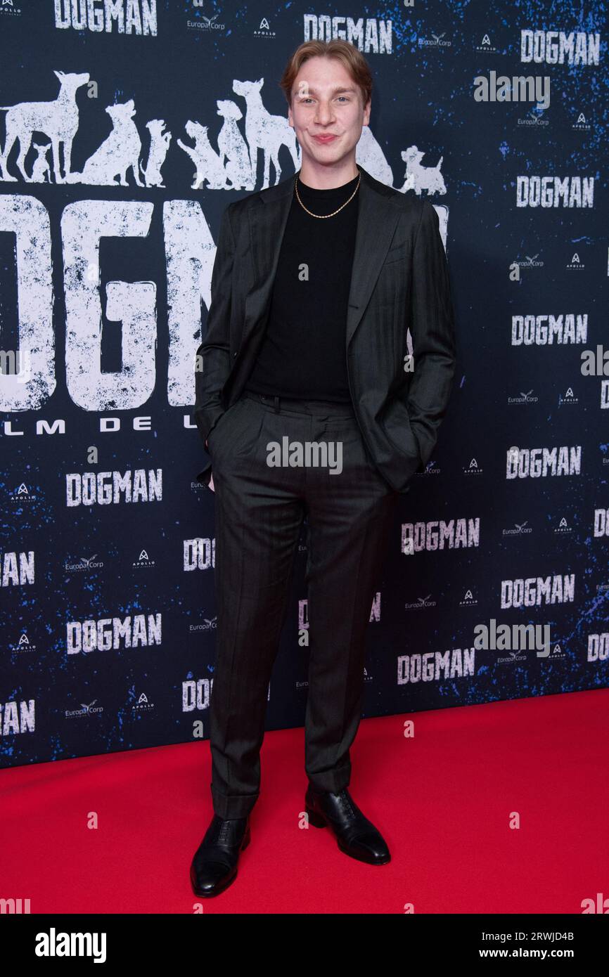 Paris, France. 19th Sep, 2023. Alexandre Settineri attending the Dogman ...