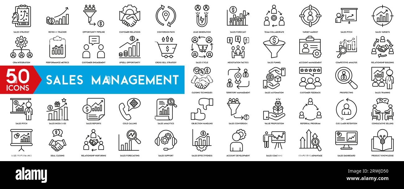 Team management line icon hi-res stock photography and images - Alamy