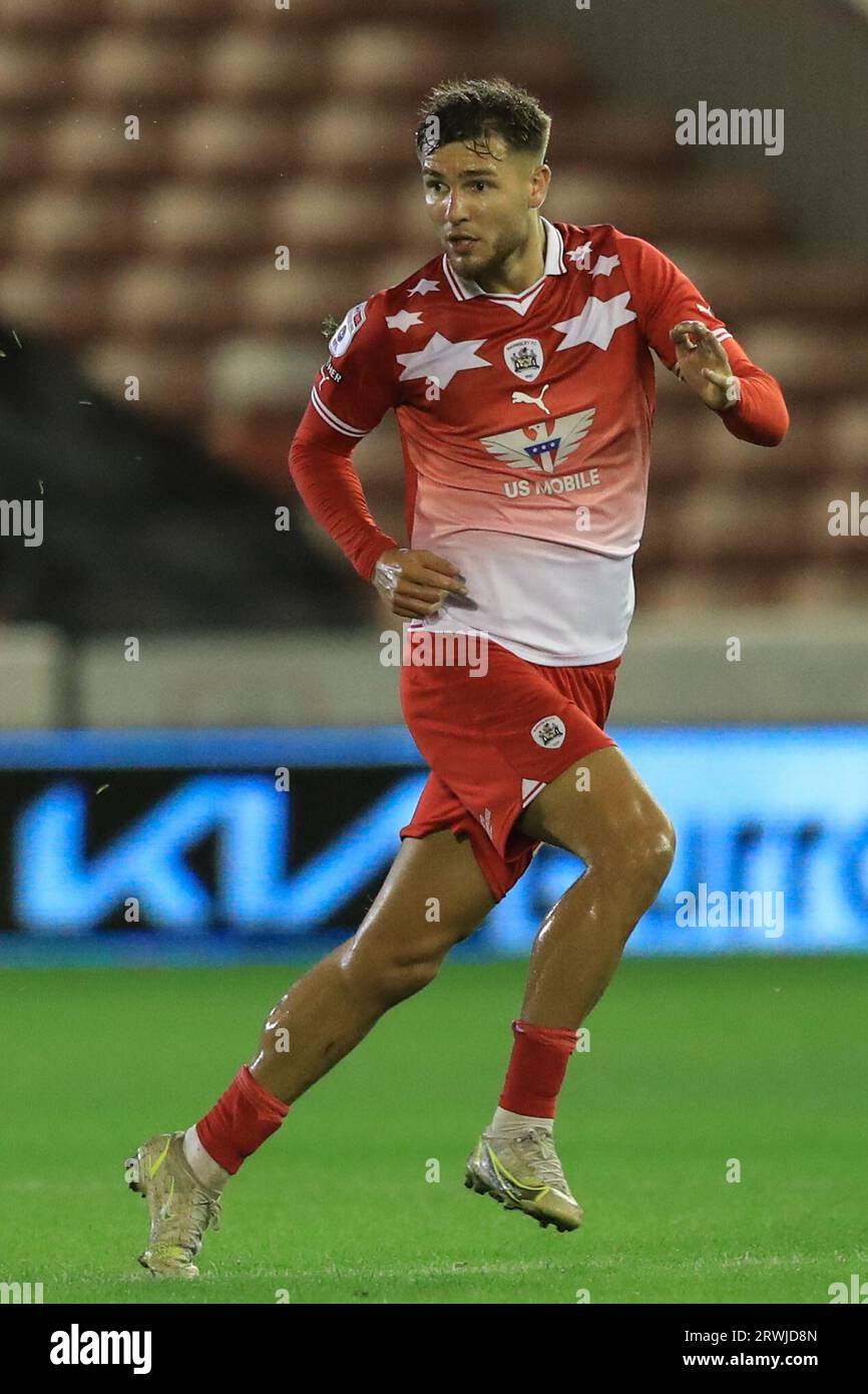John Mcatee #45 of Barnsley during the Sky Bet League 1 match Barnsley ...