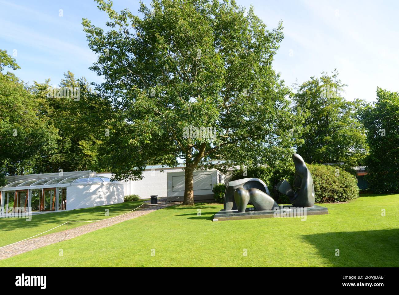 Sculpture park at the Louisiana Museum of Modern Art in Humlebaek ...