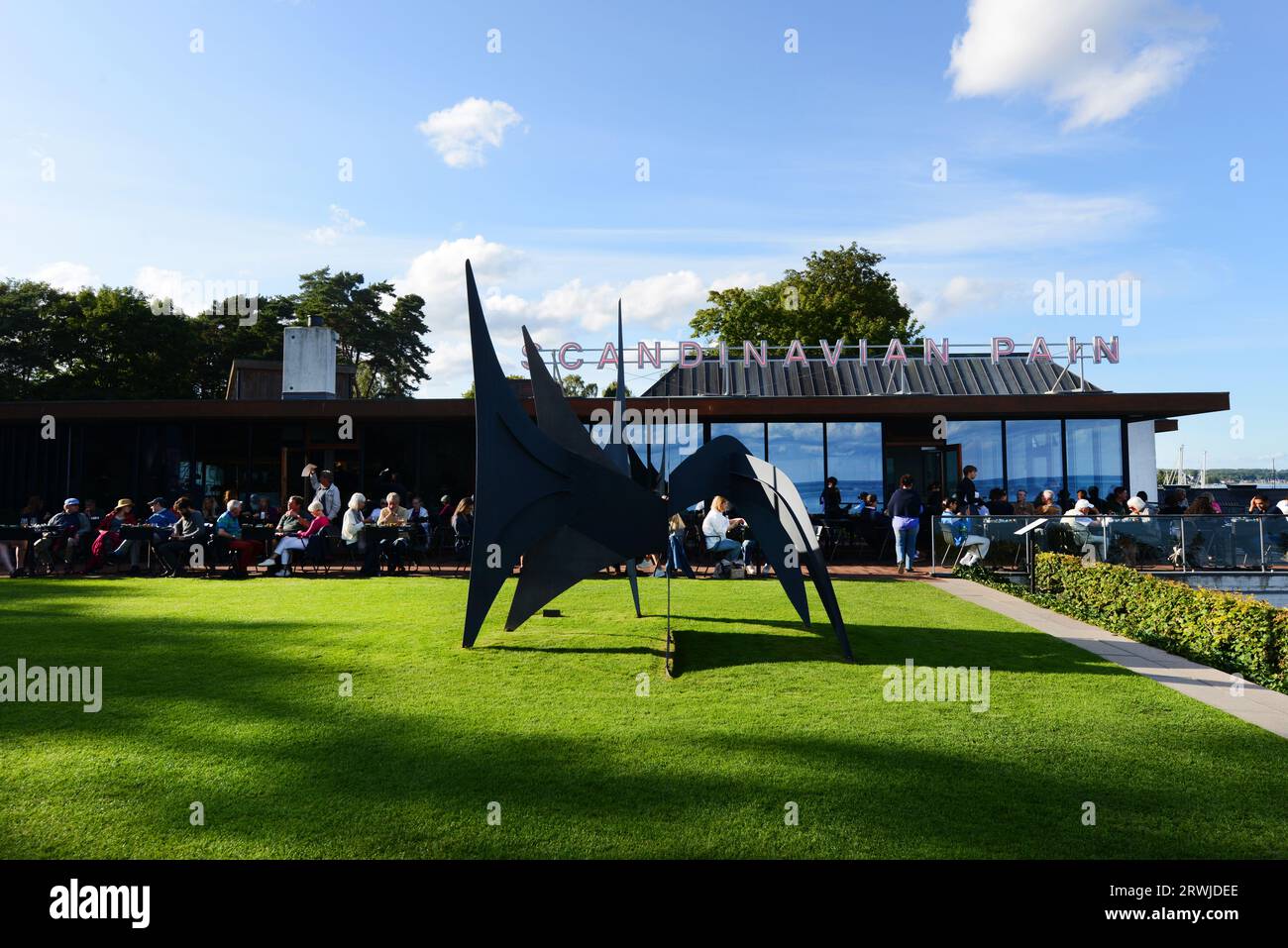 The Scandinavian Pain restaurant at the Louisiana Museum of Modern Art ...