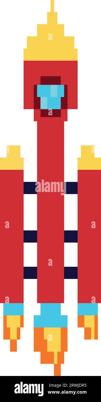 battle ship pixels red Stock Vector Image & Art - Alamy