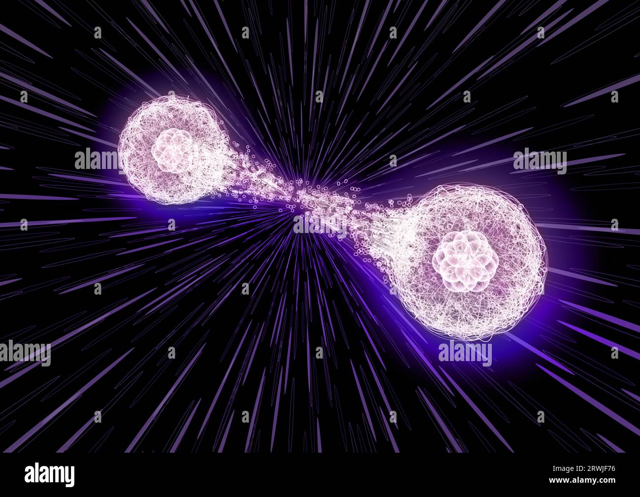 Quantum entanglement, illustration Stock Photo - Alamy