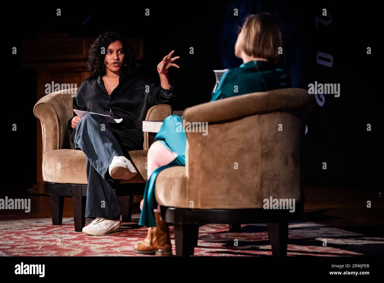 USA. 18th Sep, 2023. Varshini Prakash, Co-founder of the Sunrise ...