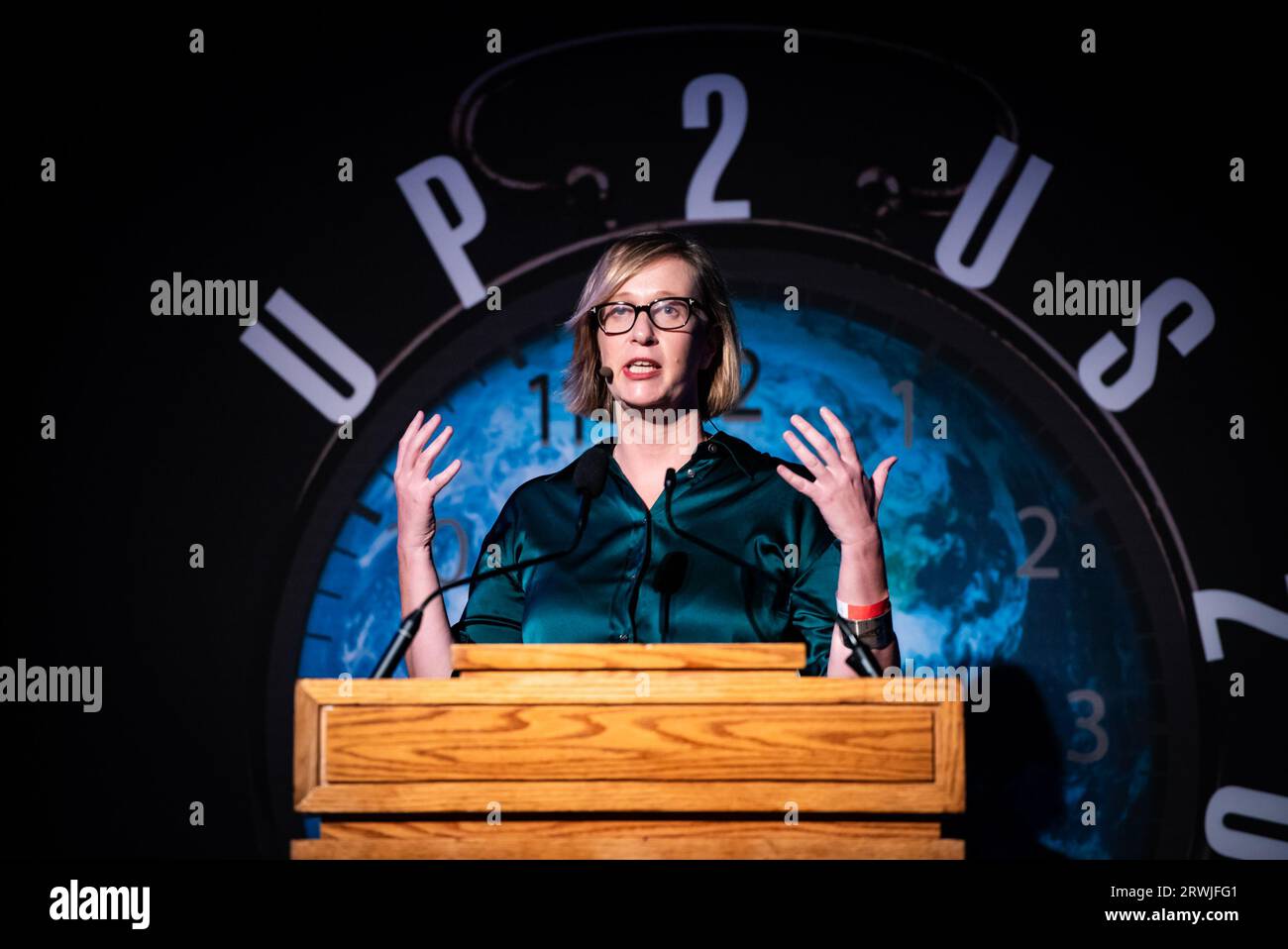 USA. 18th Sep, 2023. Dr. Kate Marvel, Climate Scientist. On the first ...