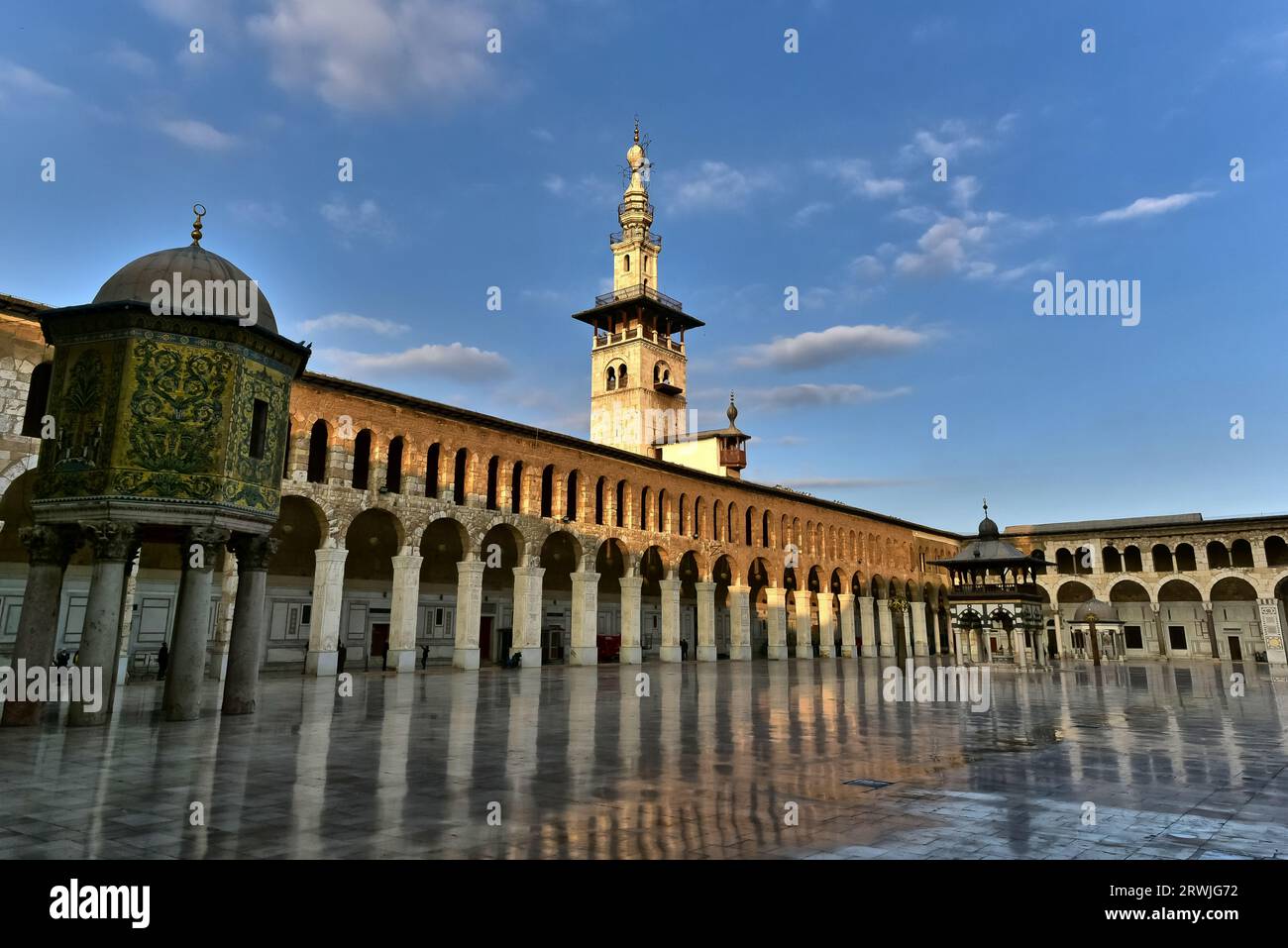 Umayyad Mosque, aka the Great Mosque of Damascus, completed 706AD ...