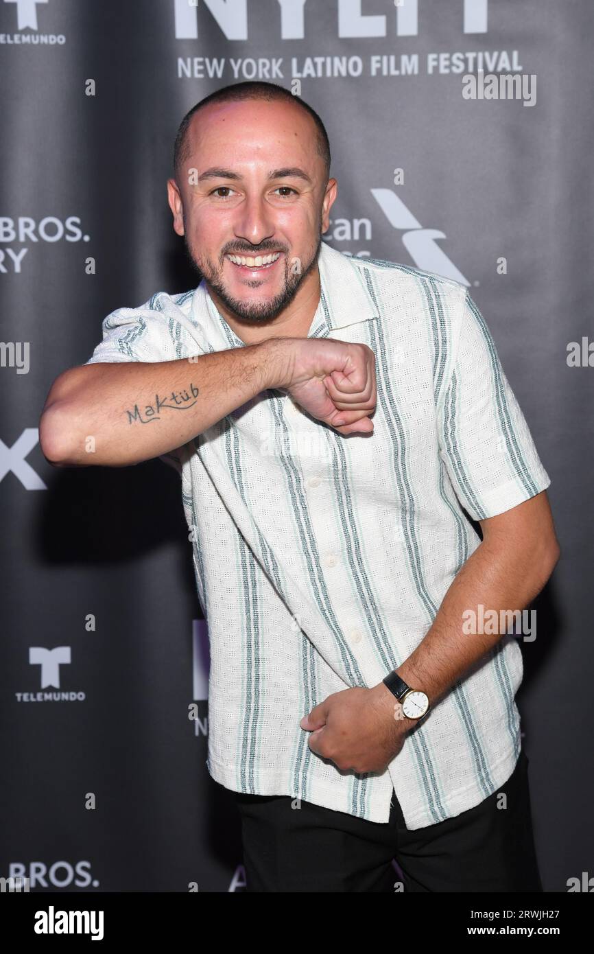New York, USA. 19th Sep, 2023. Adam Lopez attending 'Story Ave' film ...
