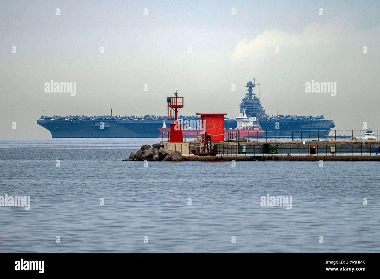 Trieste, Italy. 18th Sep, 2023. US Navy aircraft carrier USS Gerald R ...