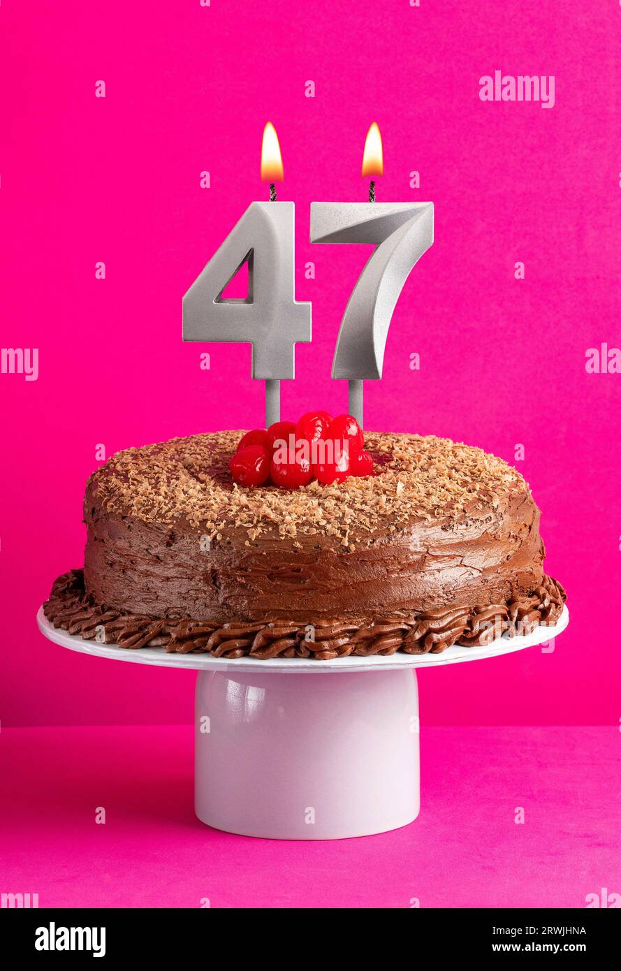 47 birthday cake hi-res stock photography and images - Alamy
