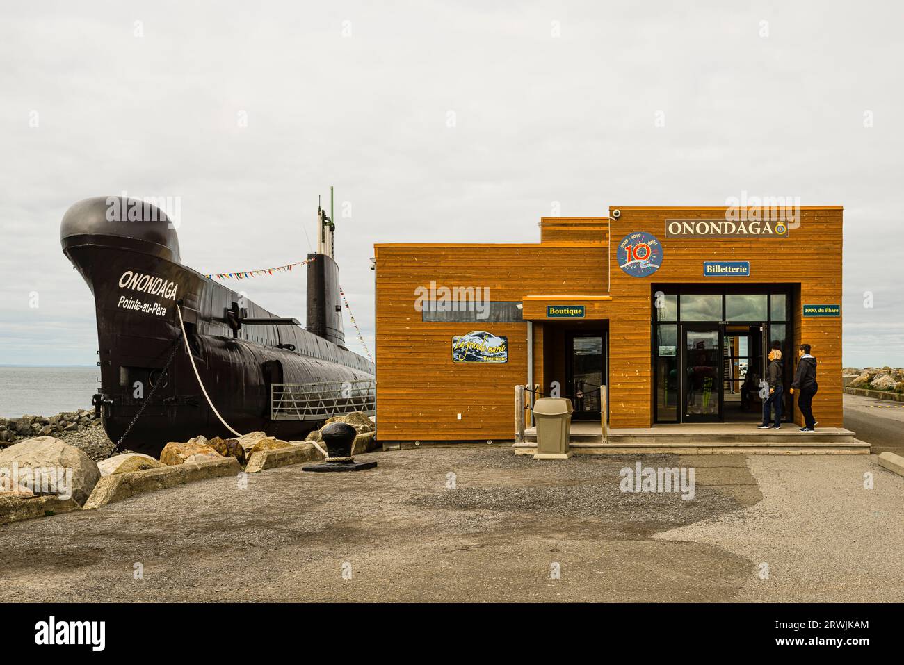 Pointe-au-Père Maritime Historic Site Rimouski, Quebec, CA Stock Photo ...
