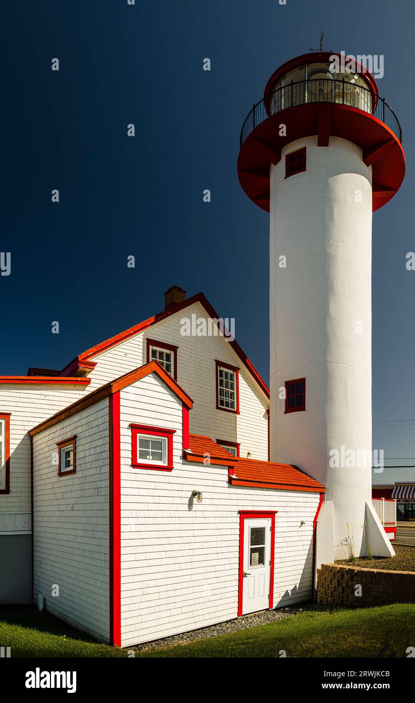 Matane Lighthouse Matane, Quebec, CA Stock Photo - Alamy