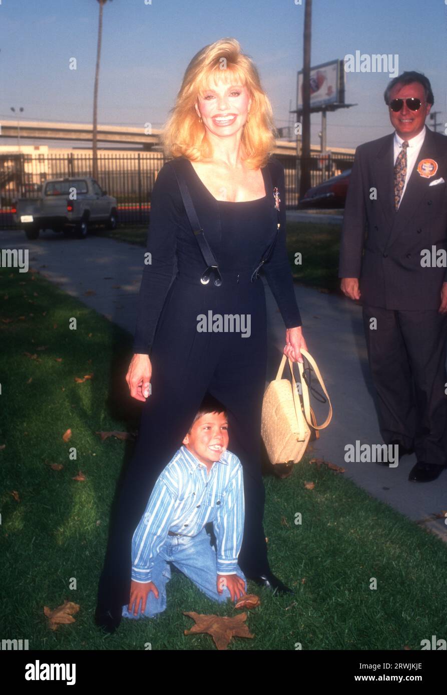 Los Angeles, California, USA 25th July 1996 Actress Loni Anderson and ...