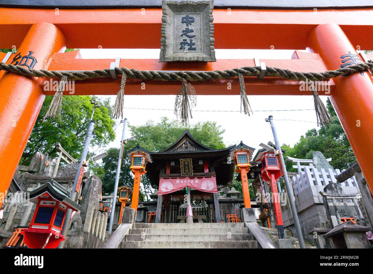 Fushimi Inari Taisya Second Peak Stock Photo - Alamy