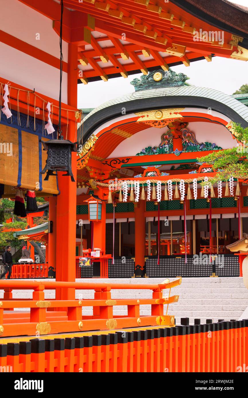 Fushimi Inari-taisha Main Shrine Stock Photo - Alamy