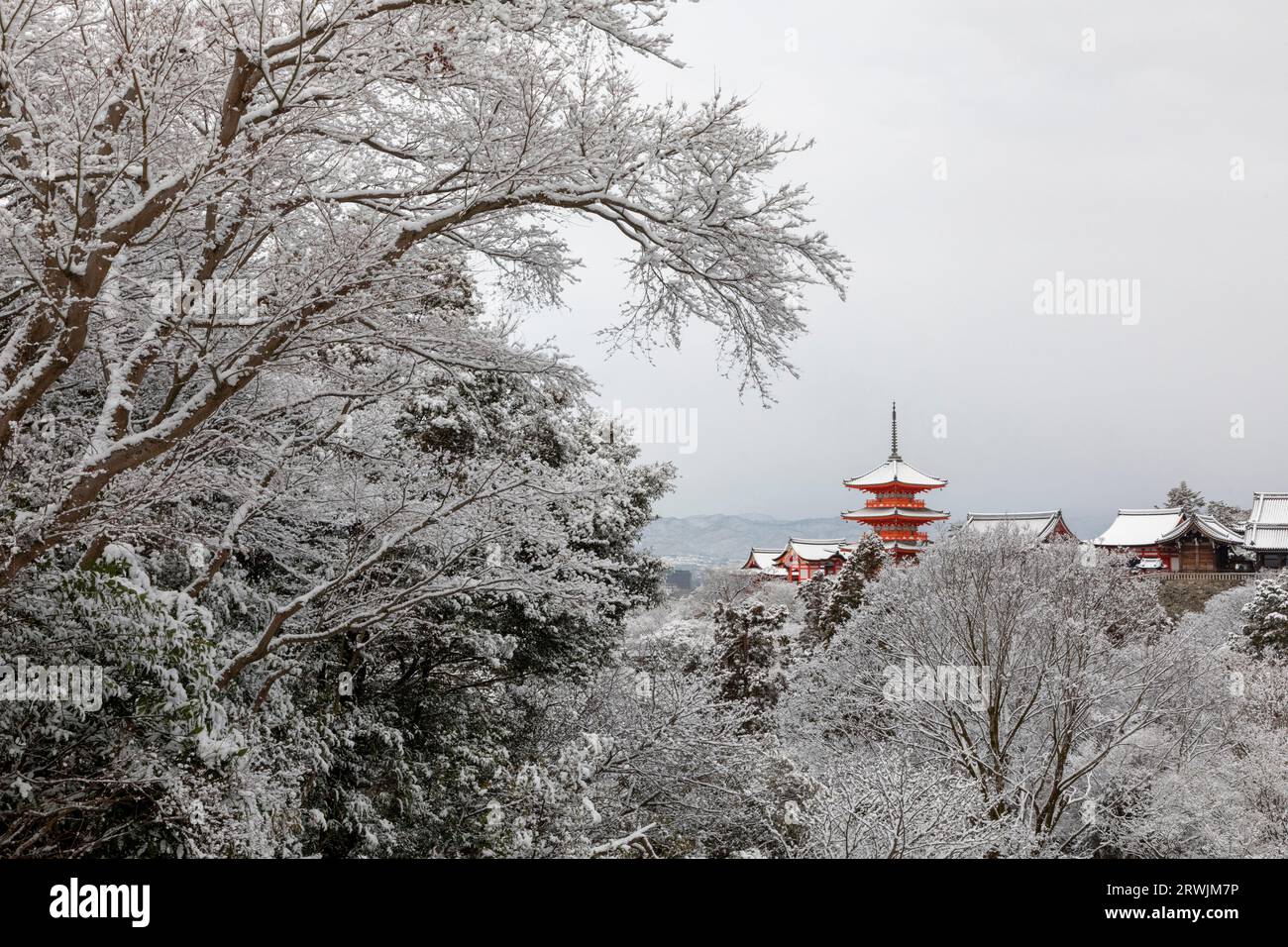 Temple in snow mountains hi-res stock photography and images - Alamy