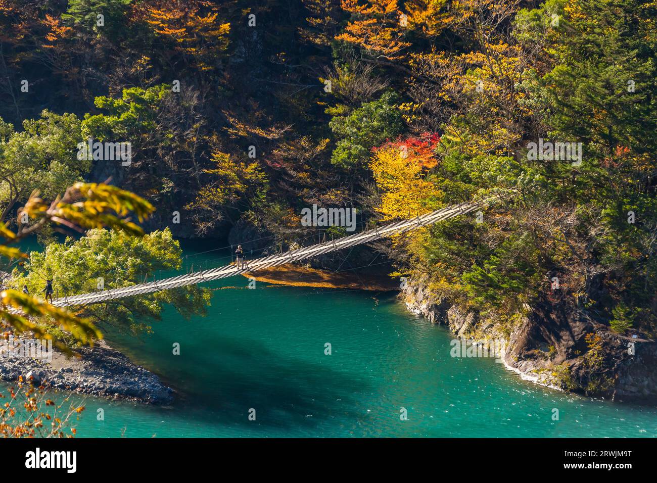 Sunmatakyo Dream Suspension Bridge Stock Photo - Alamy