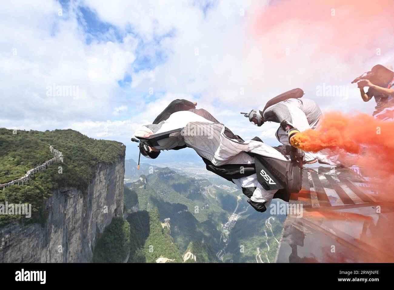 **CHINESE MAINLAND, HONG KONG, MACAU AND TAIWAN OUT** Competitors jump ...