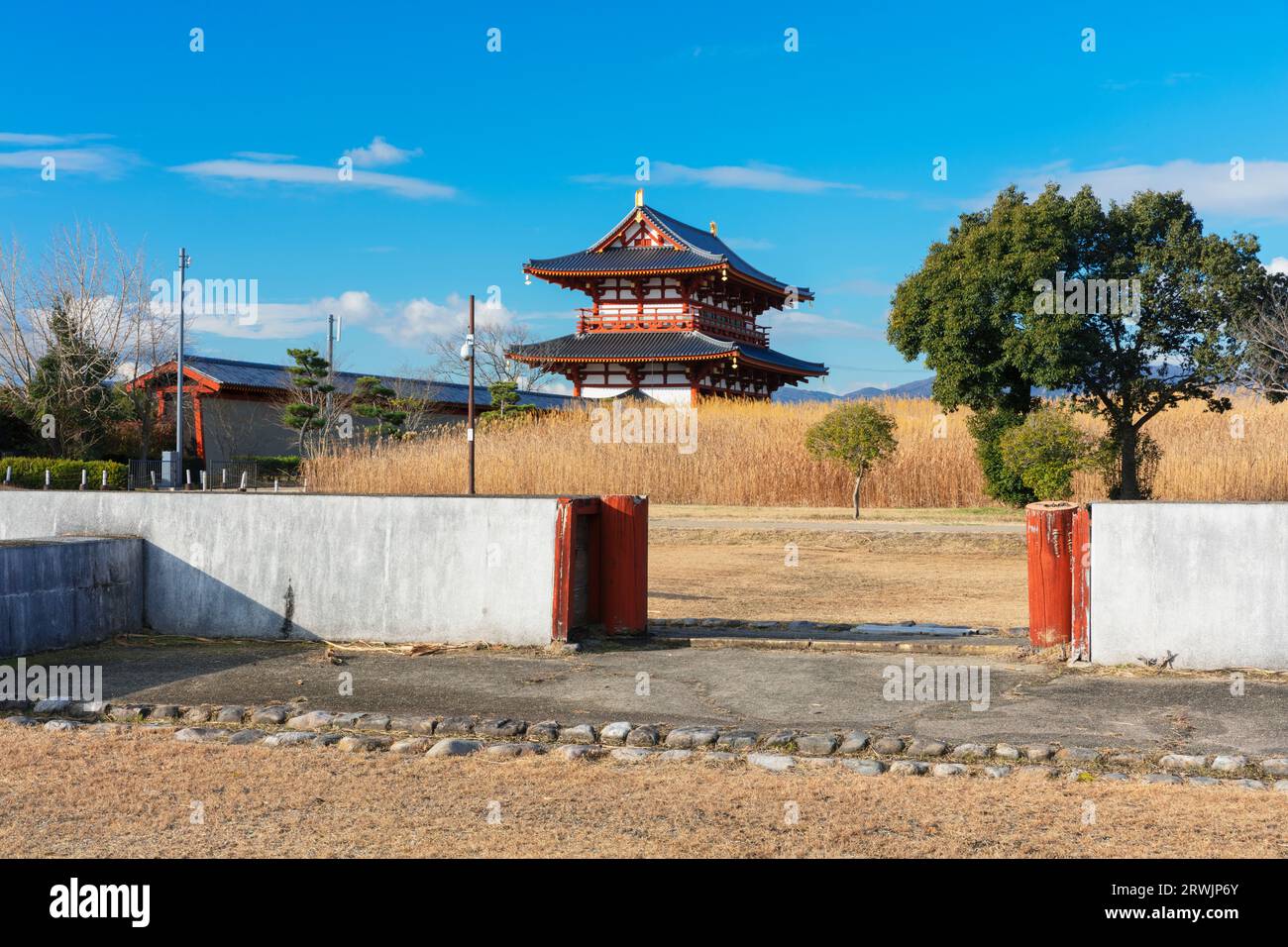Vermilion Bird Gate at the Heijo Palace Site Stock Photo - Alamy