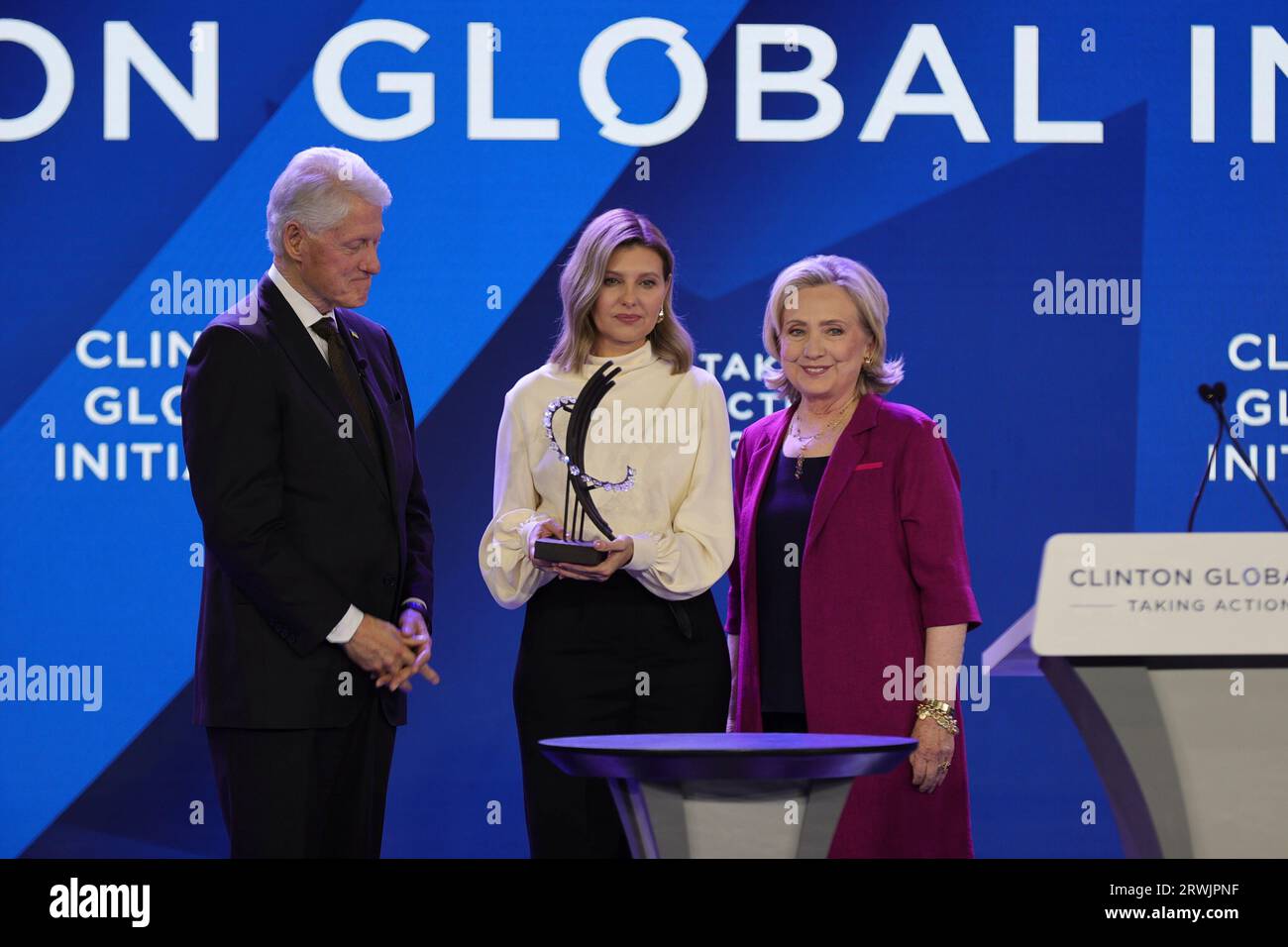 Hilton Hotel, New York, USA, September 19, 2023 - Olena Zelenska First ...
