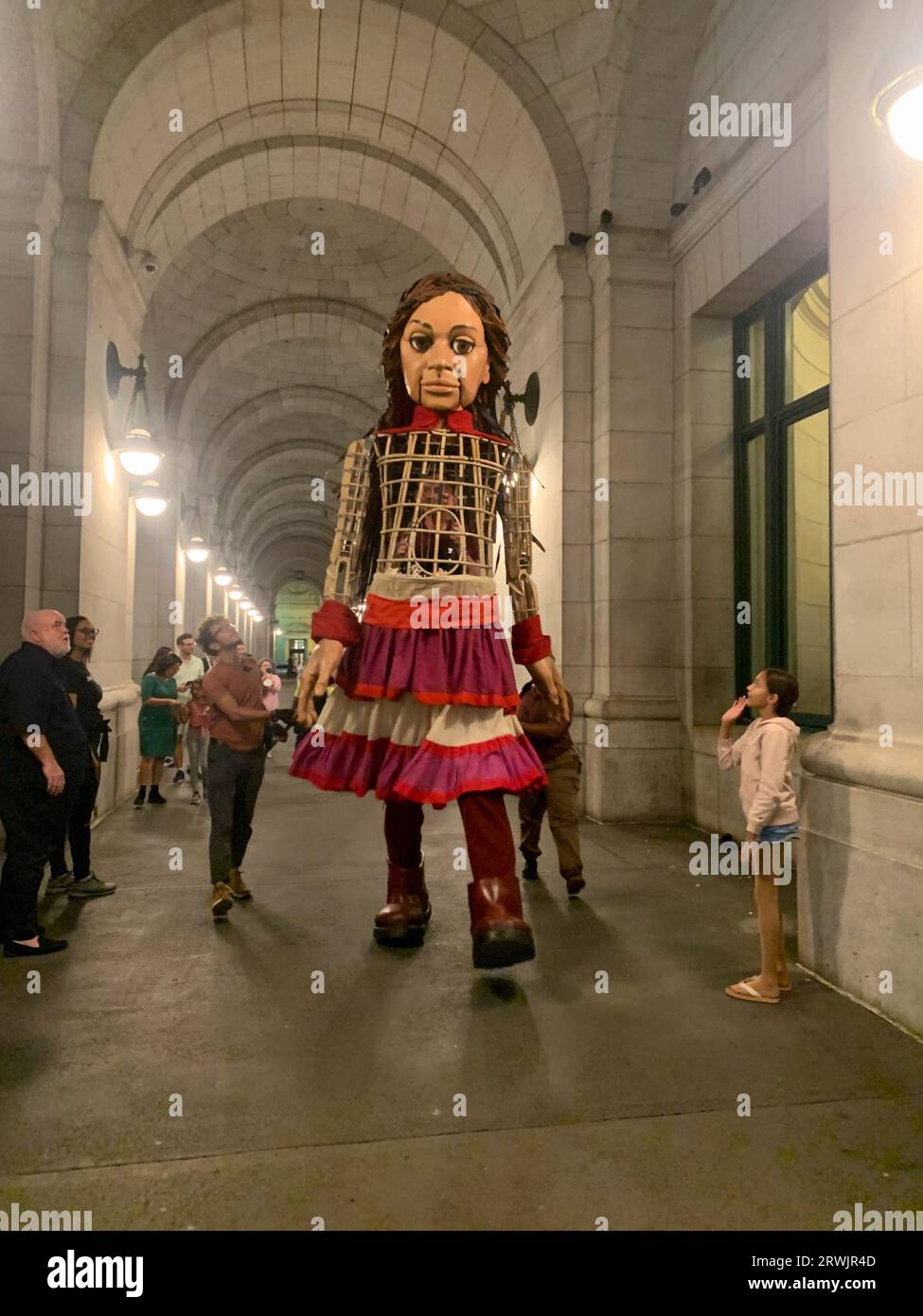 September 19, 2023, Washington, District of Columbia, USA: A very tired ...