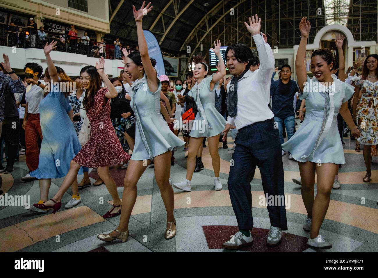 August 19, 2023, Bangkok, Bangkok, Thailand: August, 19 2023, People swing dancing during a ...