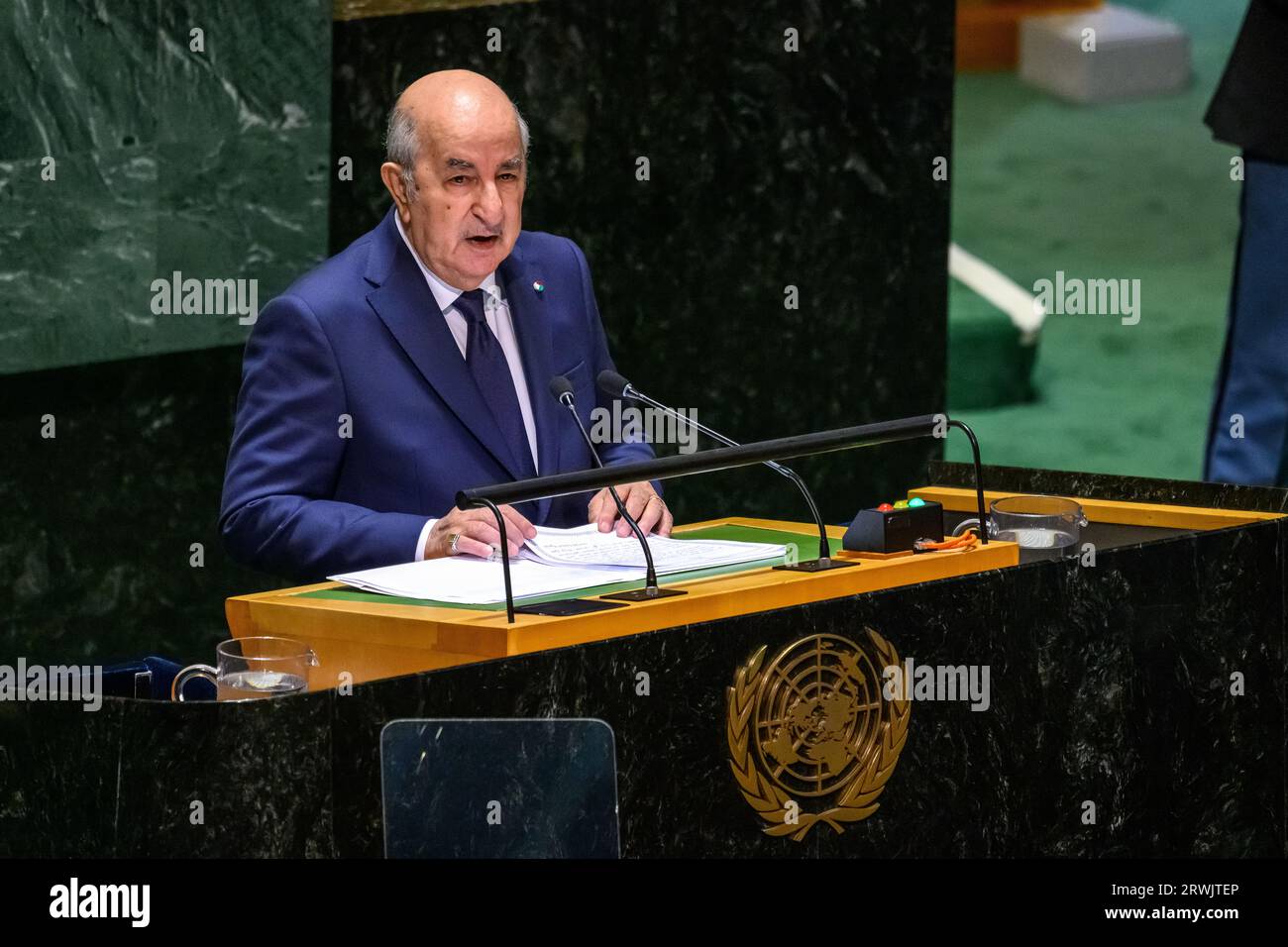 President abdelmadjid tebboune hi-res stock photography and images - Alamy