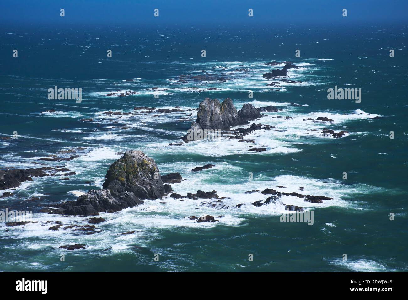 Rocks and reefs in Cape Erimo Misaki Stock Photo - Alamy