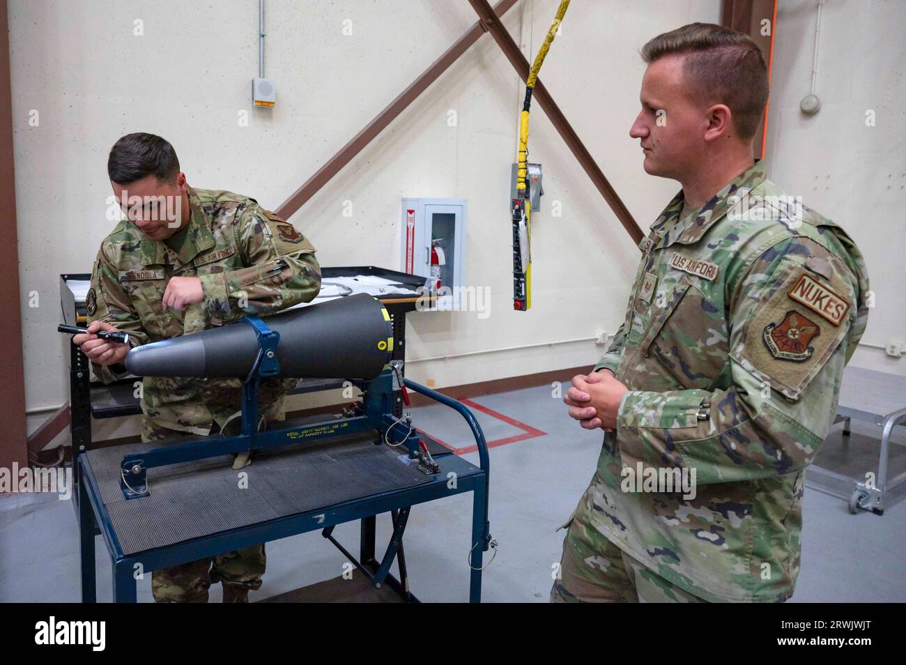 In this image provided by the U.S. Air Force, Staff Sgt. Brandon ...