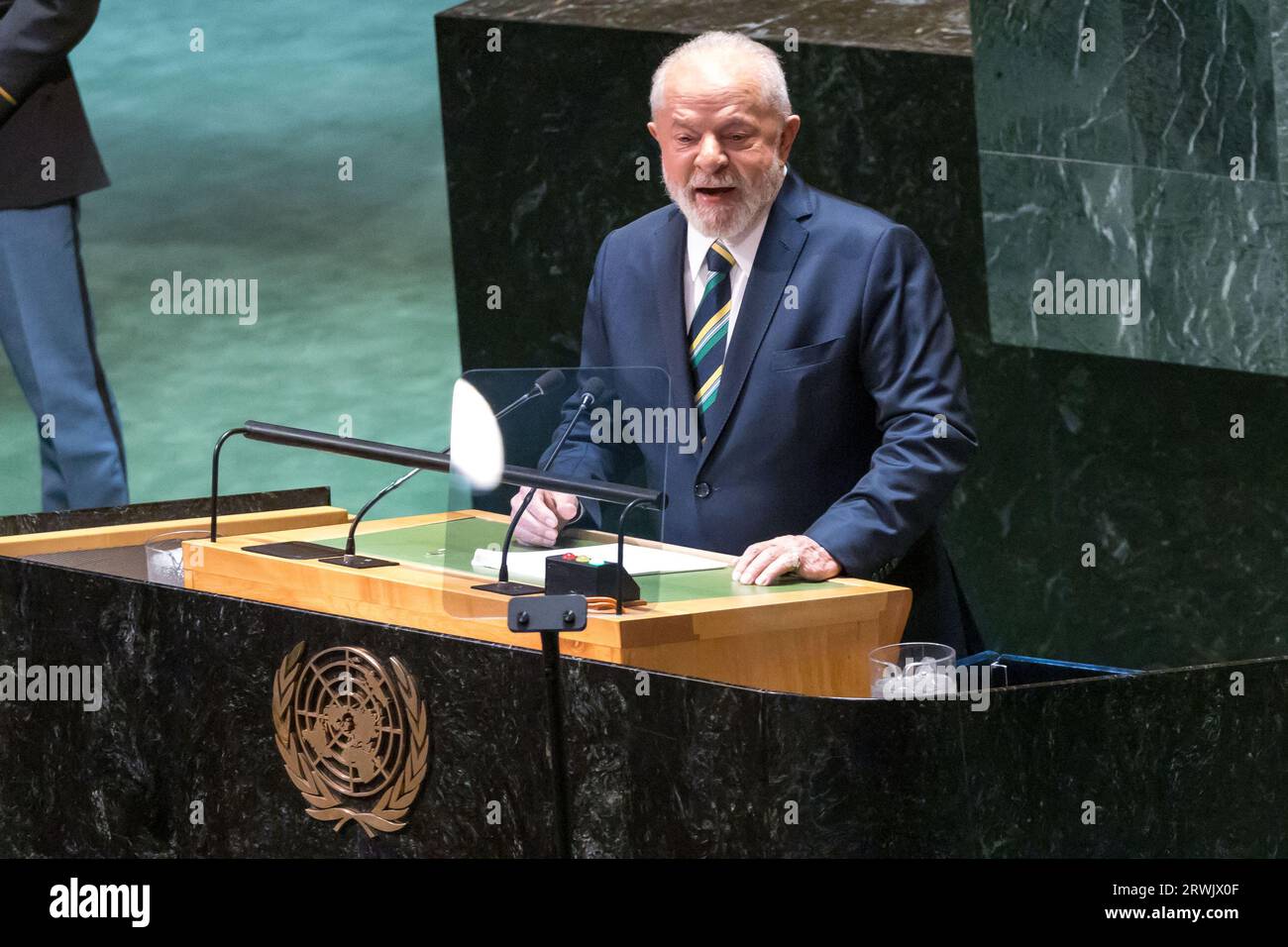 New York, United States. 19th Sep, 2023. President Luiz Inácio Lula da ...