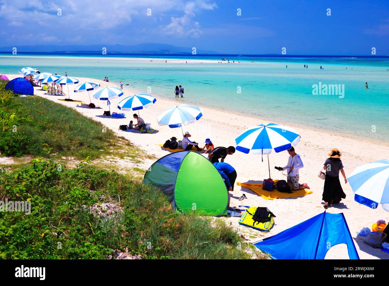 Kondoi Beach on Taketomi Island Stock Photo - Alamy