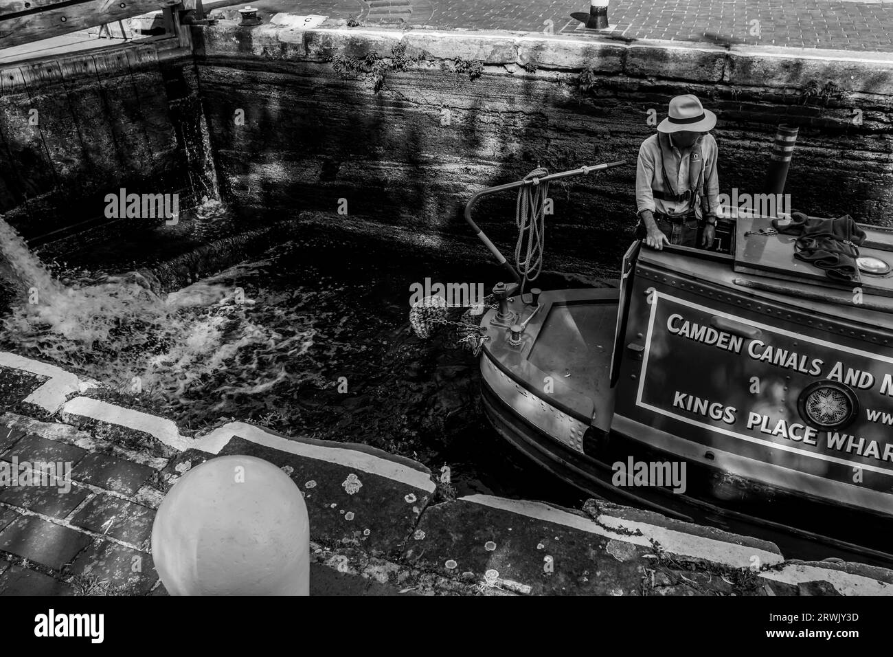 London City Road Lock Regent's Canal City of London Stock Photo - Alamy