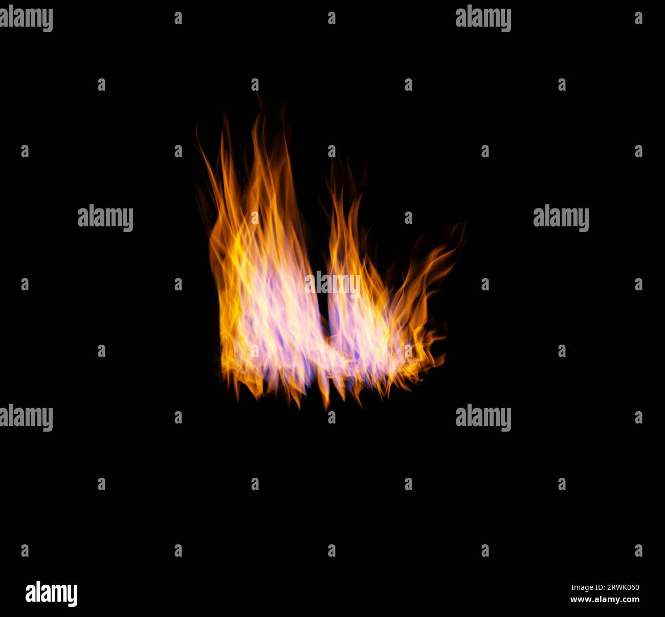 Flame, heat and light on black wallpaper with texture, pattern and ...