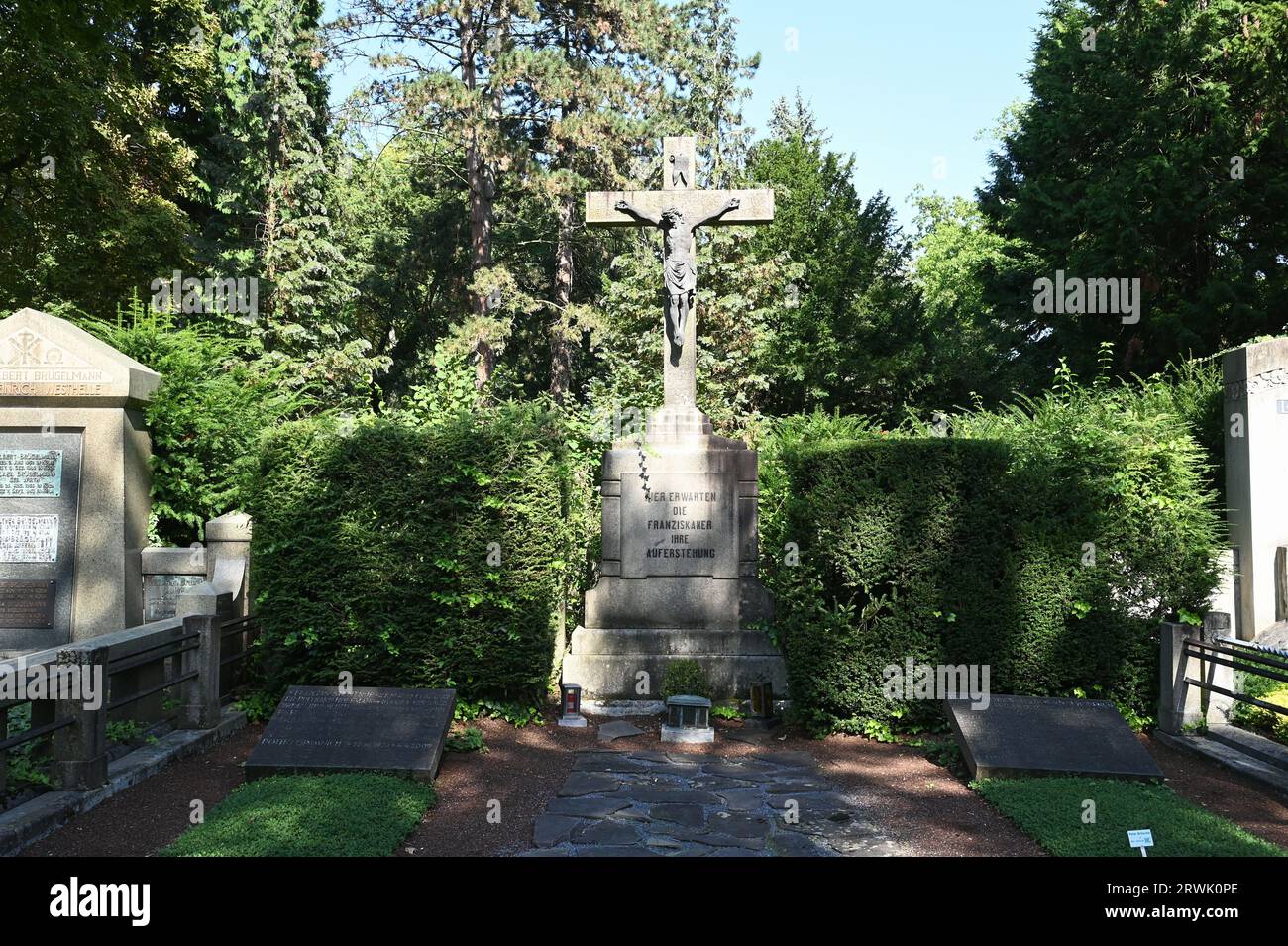 Cologne, Germany. 10th Sep, 2023. Grave of the Franciscan nuns with ...