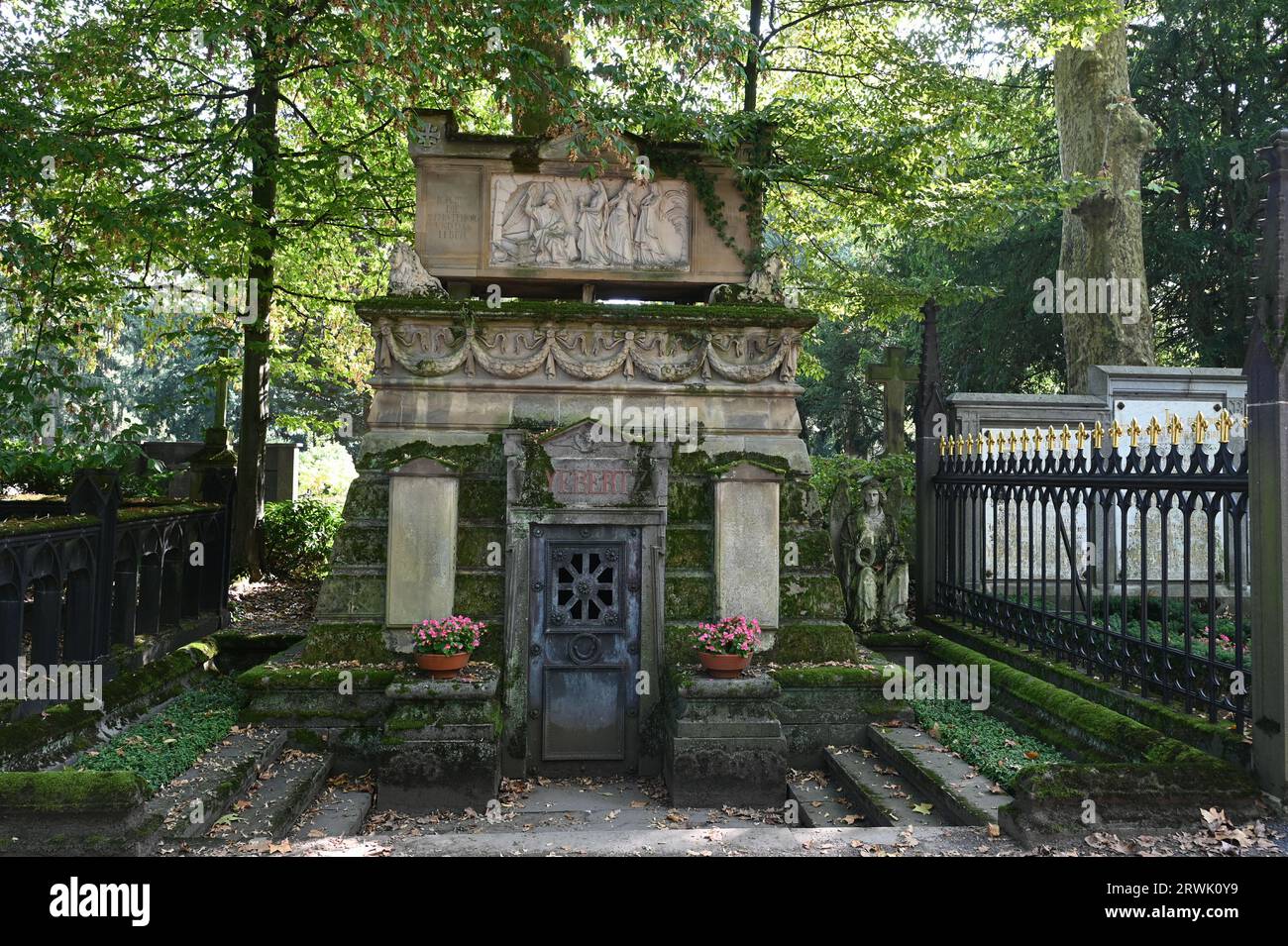 Cologne, Germany. 10th Sep, 2023. old tomb with crypt/mausoleum of the ...