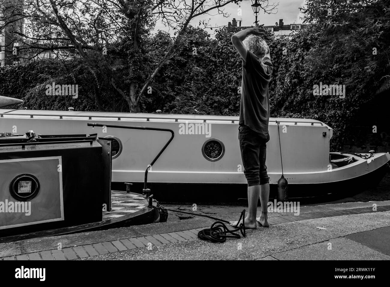 London City Road Lock Regent's Canal City of London Stock Photo - Alamy