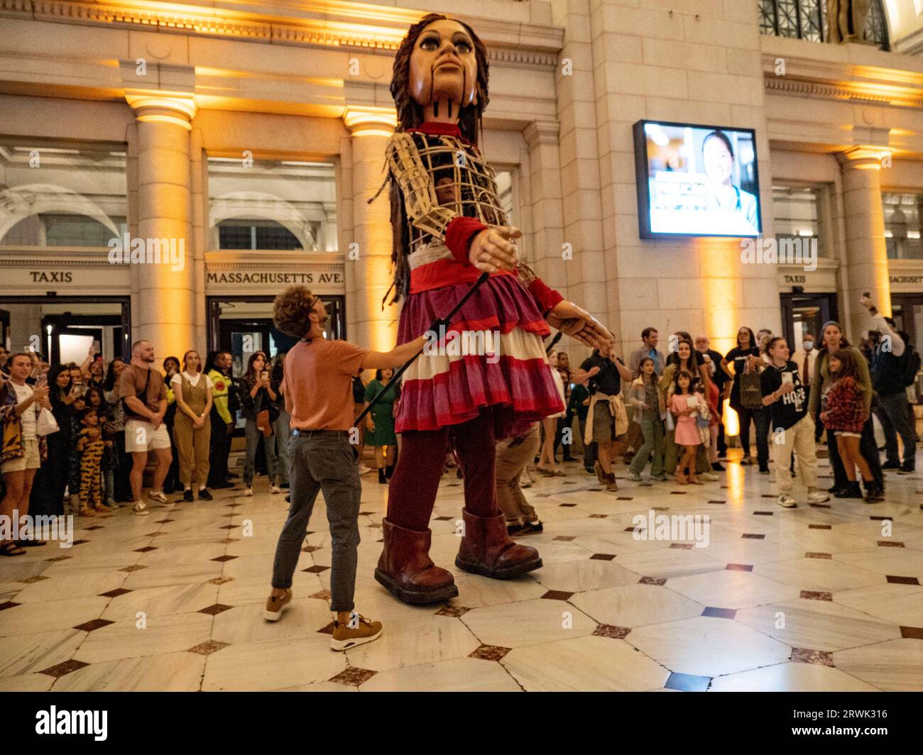 September 19, 2023, Washington, District of Columbia, USA: A very tired ...